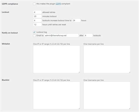 Limit Login Attempts Reloaded 限制wordpress登陆次数 防止暴力破解 Wp主题站