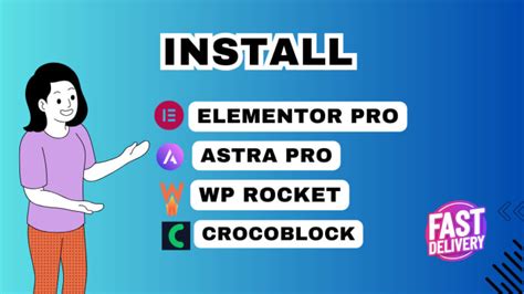 Install Elementor Pro Astra Pro Crocoblock Wp Rocket By Skyzonee Fiverr