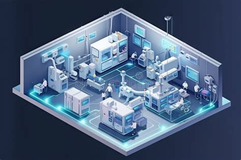 Laboratory With High Tech Equipment And Cutting Edge Technology For Advanced Scientific