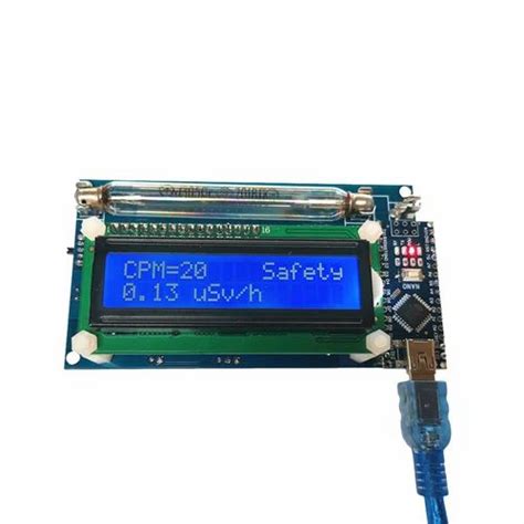 maxbell opensource geiger counter lcd1602 with geiger tube geiger