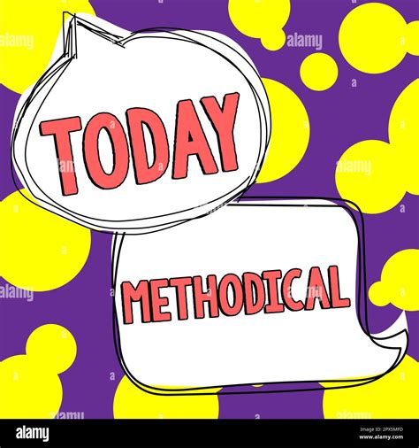 Conceptual Display Methodical Concept Meaning System Of Methods Used In A Study Or Activity