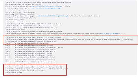 docker deployed jenkins version is 2 442 and installed sonar scanner