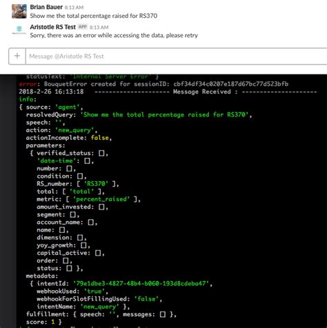 Dialogflow Es Why Is Slack Integration Failing Some Time After A
