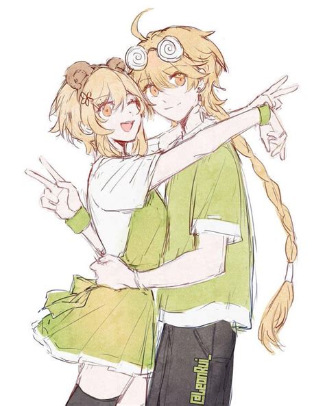 Aether And Lumine By Leonrui R Aethermains