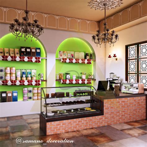 طراحی داخلی کافی شاپ سنتی