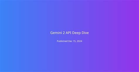 Gemini 2 Api Deep Dive Essa Mamdani