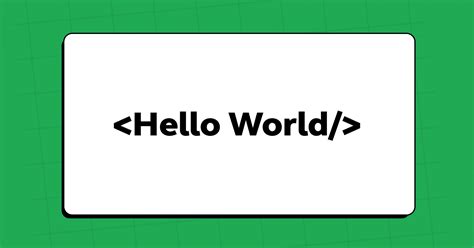 Create A Simple Hello World Page Using Html Source Code