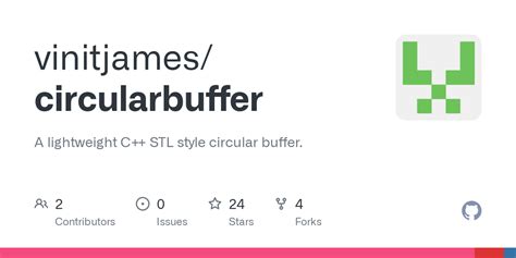 Github Vinitjamescircularbuffer A Lightweight C Stl Style