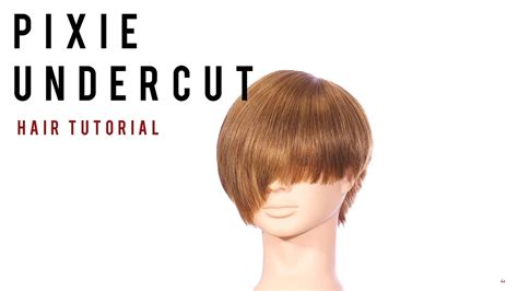 Haircut Tutorial Pixie Undercut Haircut Thesalonguy Youtube