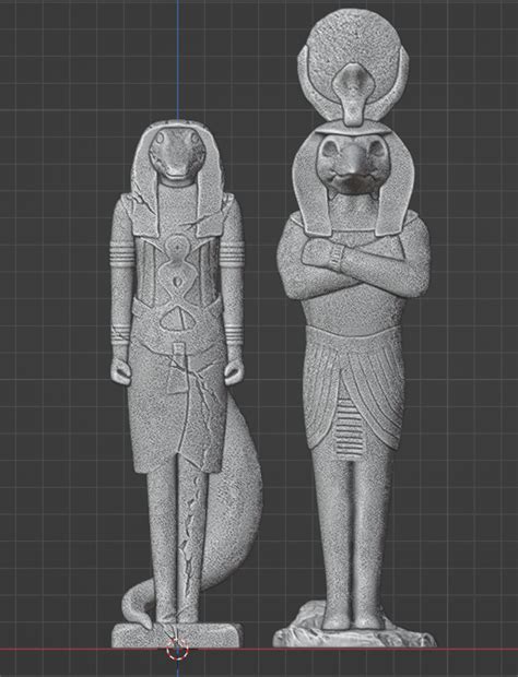 Free Stl File Moon Knight Ammit Statue 🌙・object To Download And To 3d