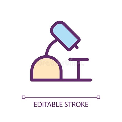 Microscope Pixel Perfect Rgb Color Ui Icon Stock Vector Illustration Of Logo Enlarge 256139642