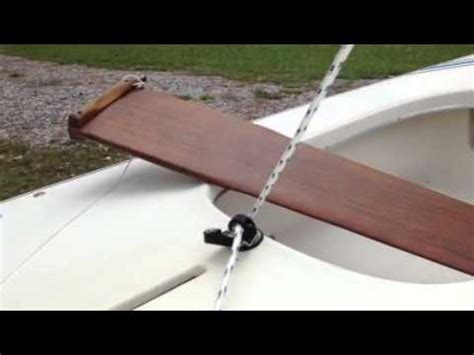 Sunfish Sailboat Rigging Part 2 Youtube