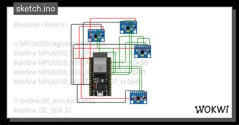 Mpu6050 Copy 5 Wokwi Esp32 Stm32 Arduino Simulator