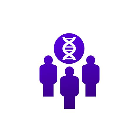 Clones Or Cloning Icon With People And Dna 49009573 Vector Art At Vecteezy