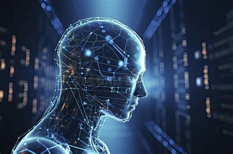 Data Processing And Artificial Intelligence Stock Illustration