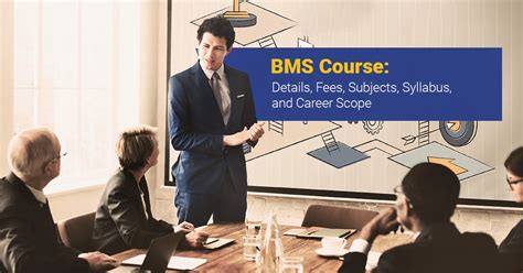 Bms Course Fees Subjects Syllabus And Career Scope