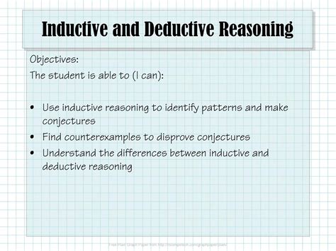 Understanding Inductive And Deductive Reasoning PPT
