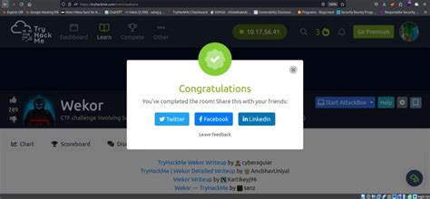 Tryhackme Thm Cybersecurity Hacking Infosec Ethicalhacking… Sahaj Gautam