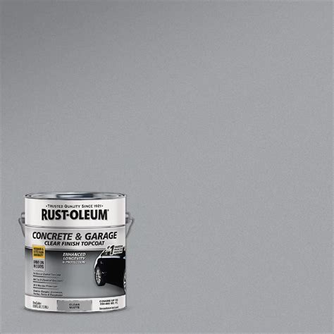 Rust Oleum 1 Gal Concrete And Garage Matte Clear Finish Floor Topcoat Morganfield Home Center