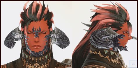 T M Au Ra Hair Mashup The Glamour Dresser Final Fantasy Xiv Mods And More