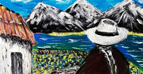 Lumiart Enrique Colmenares Leith Desde Costa Rica CHOLA PERUANA Oleo