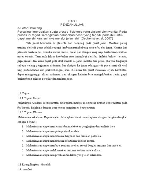 Askep Lilitan Tali Pusat Pdf