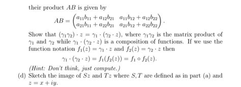 Solved 1 Let Sl Z Be The Set Of 2 X 2 Matrices With