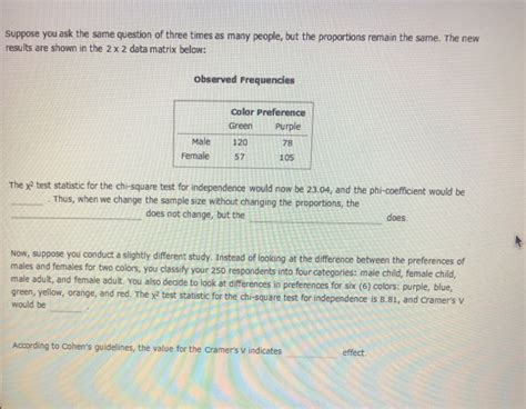 Solved Completes Chapter 17 Problem Set S Effect Size For