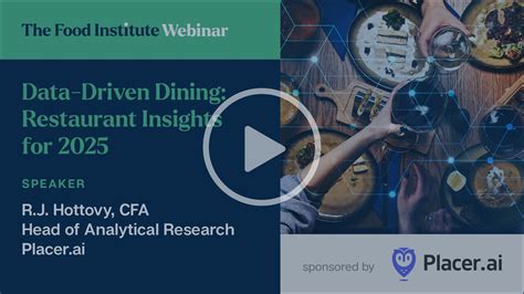 Data Driven Dining Restaurant Insights For 2025 The Food Institute