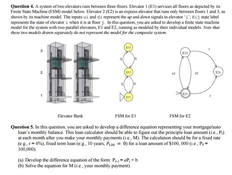 A System Of Two Elevators Runs Between Three Floors