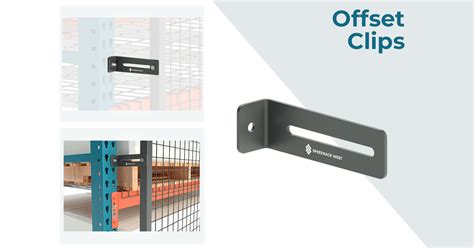 Rack Back Guard Offset Clips Speedrack West