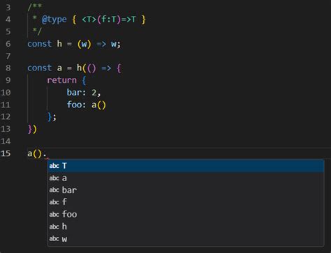 Typescript Jsdoc With Recursive Type And Autocomplete In Vs Code Stack Overflow