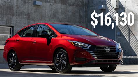 The 2024 Nissan Versa Is The Cheapest New Car In America Begins At
