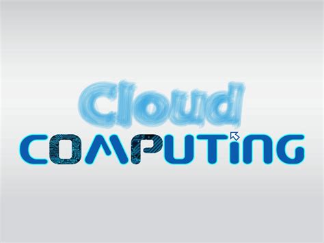 Cloud Computing Text Vector Art And Graphics