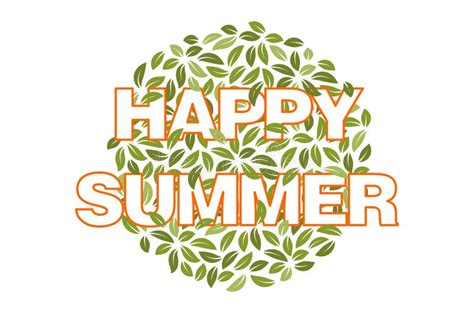 Summer Slogan For T Shirt With Word And Leaf Vacation Style Print Design In Vector Stock Vector