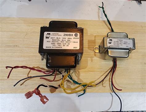 Hammond Transformer Set Deluxe Reverb Power And Output 290bx Reverb