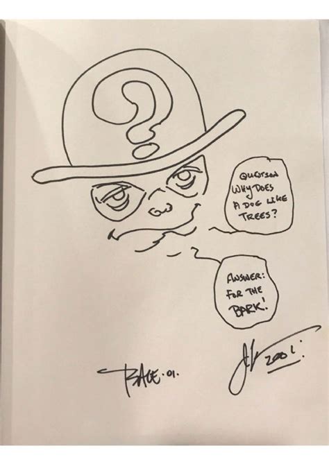018 Tim Sale Jeph Loeb Riddler Sdcc 2001 In Nando Xaviers Black