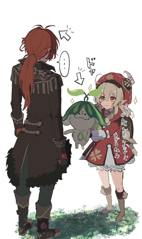 Klee Diluc Aranara And Aragaru Genshin Impact Drawn By 403pa Danbooru