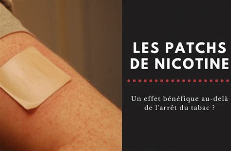 Patchs De Nicotine Arrêt Du Tabac Pas Seulement