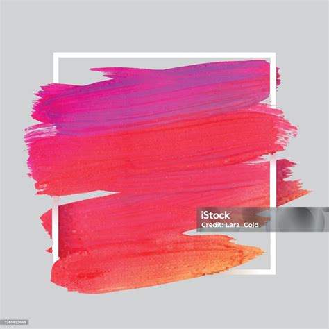 벡터 크래프트 라벨 브러시 스트로크 배경 태그 및 스탬프 디자인페인트 프레임 레이블 배경 패치입니다 색상 조합 카탈로그 요소입니다 잉크 얼룩 얼룩 반점 인스타 색상 고객