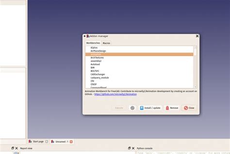 Manual Installing FreeCAD Documentation