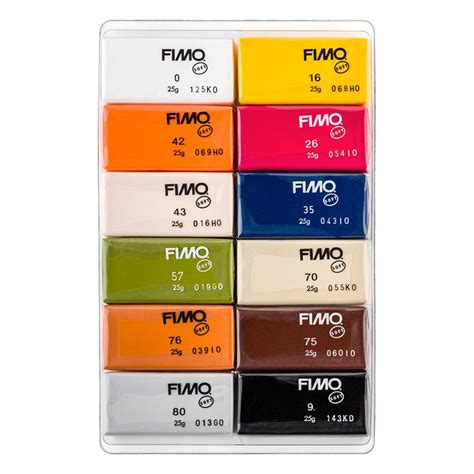 Fimo Soft Modelling Clay Set Natural Colours The Southbank Art Company