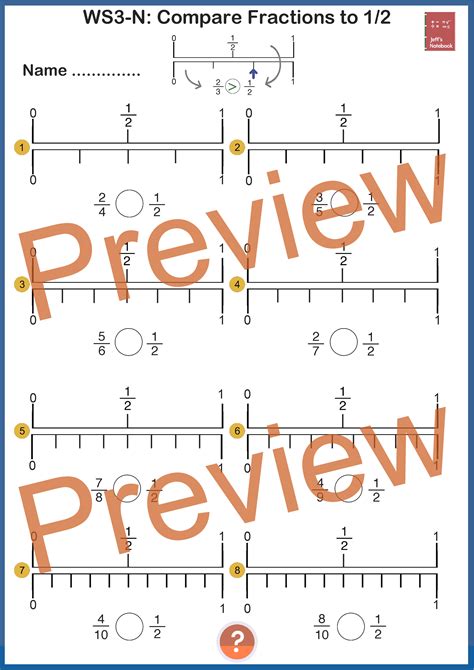 Compare Fractions With Different Numerators And Denominators Teaching Resources