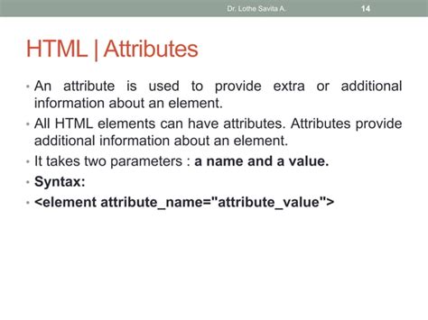 Introduction Html Ppt