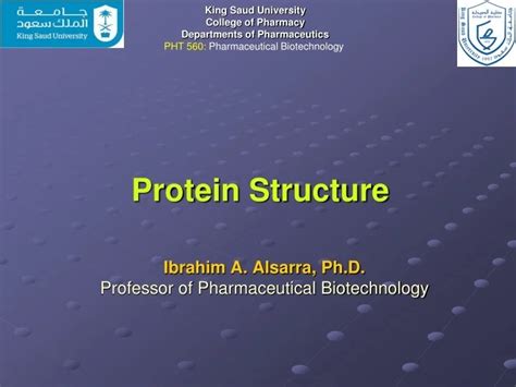 PPT Protein Structure PowerPoint Presentation Free Download ID 9577379
