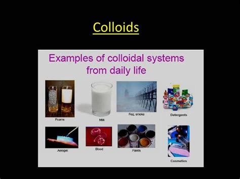 Examples Of Colloid Fluids