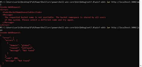 Improve Invoke Webrequest Xml And Json Errors Format By Carlotoso · Pull Request 18837