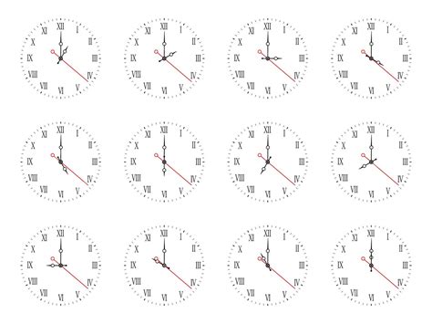 Premium Vector Wall Clock Isolated On White Background