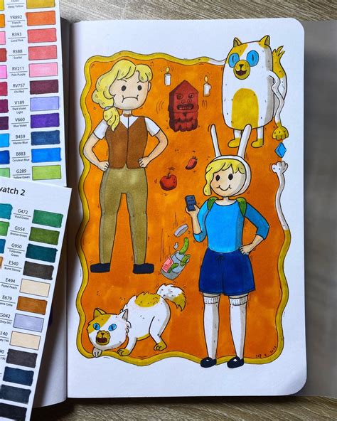 Fionna And Cake Fanart By Me Radventuretime