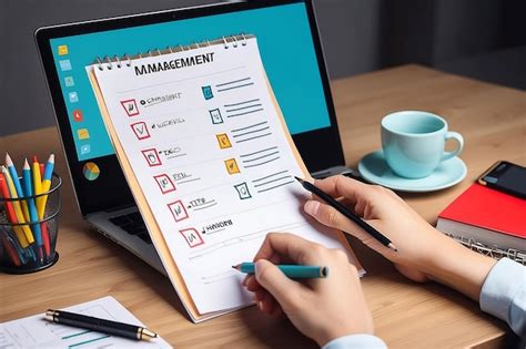 Task Management Check List Efficient Work Project Plan Fast Progress